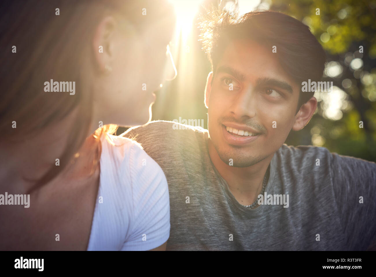 Young romantic couple enjoying summer hi-res stock photography and ...