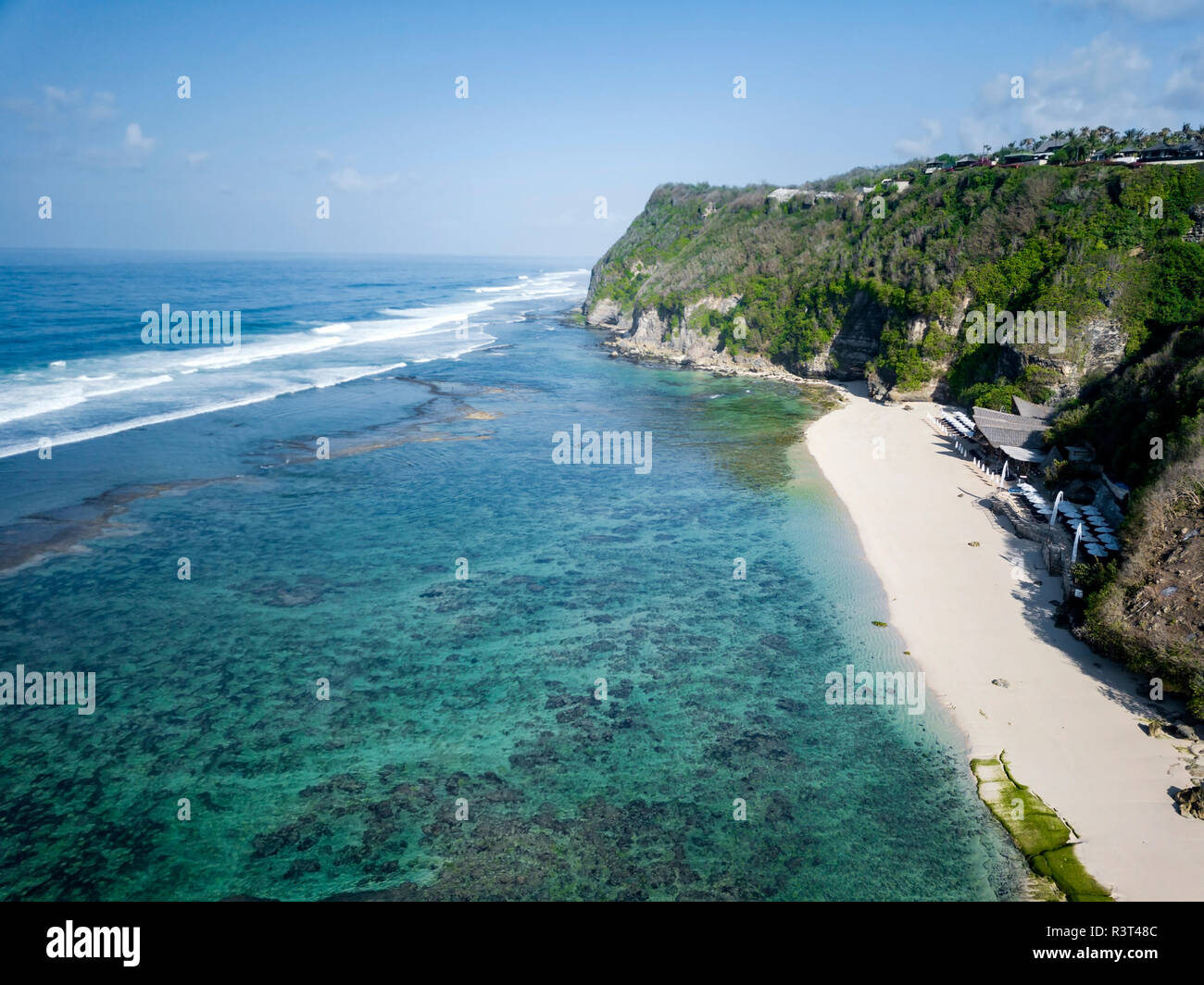 Indonesia, Bali, Aerial view of Karma Kandara beach Stock Photo - Alamy