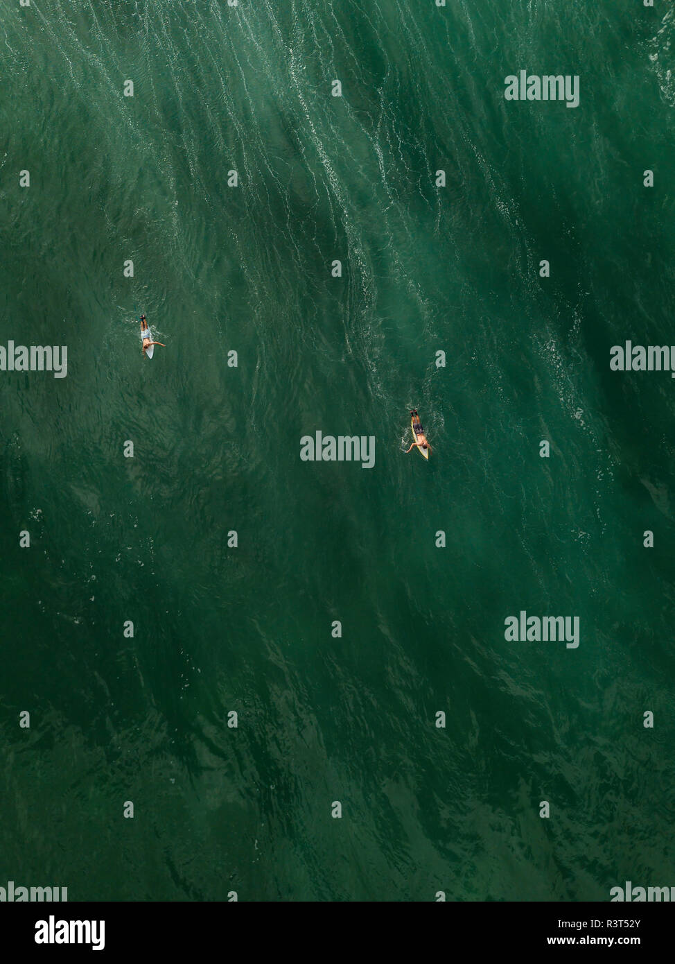 Indonesia, Bali, Aerial view of surfer Stock Photo - Alamy