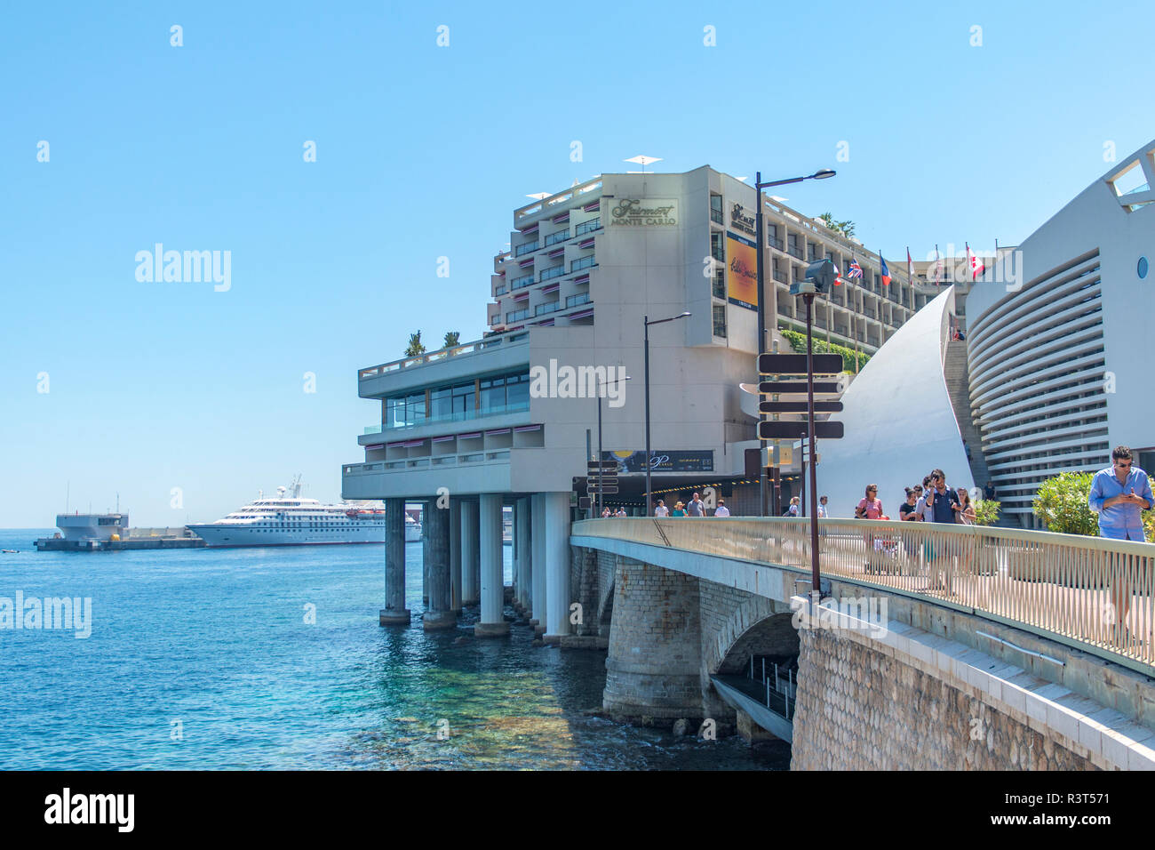 Fairmont hotel, Monte Carlo, Monaco Stock Photo - Alamy