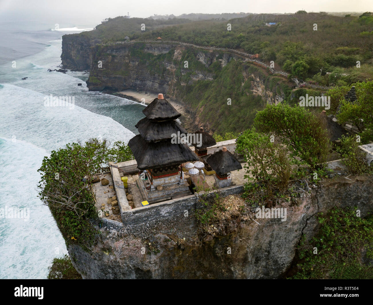 Indonesia, Bali, Aerial view of Uluwatu temple Stock Photo - Alamy