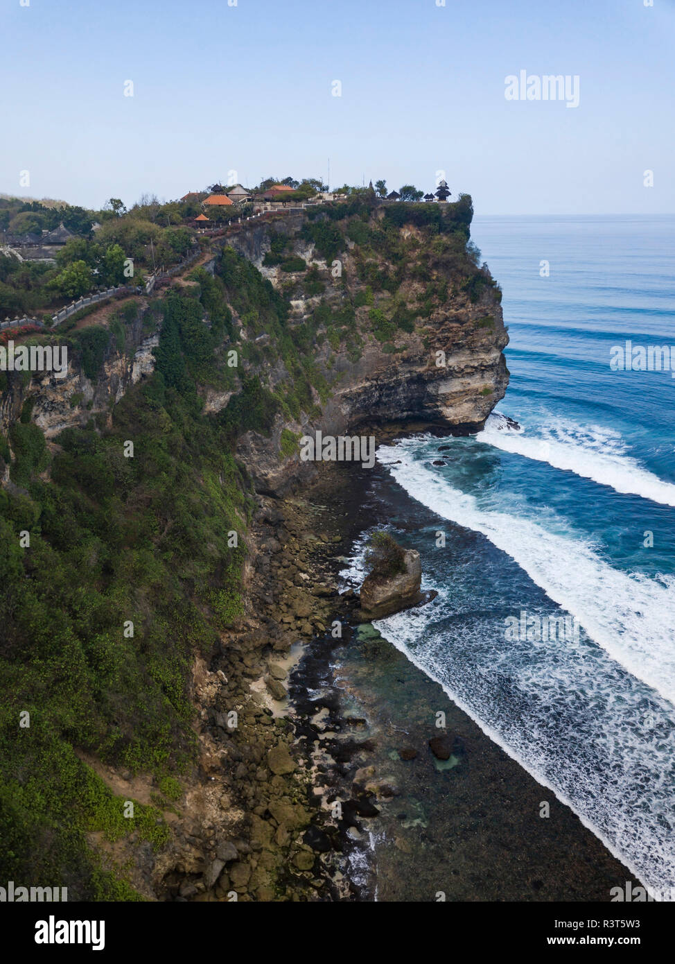 Indonesia, Bali, Aerial view of Uluwatu temple Stock Photo - Alamy
