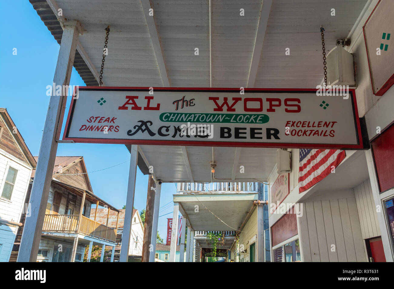 California, Sacramento River Delta, Locke, Al's Place aka Al the Wops ...