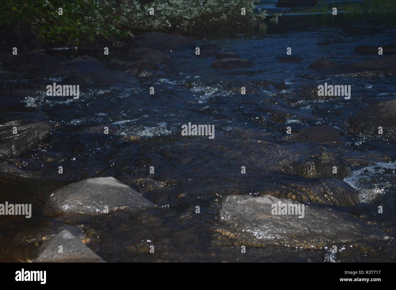 Rapids in a small River Stock Photo - Alamy