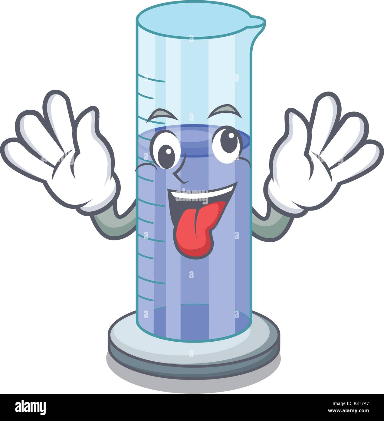 Graduated Cylinder Cartoon