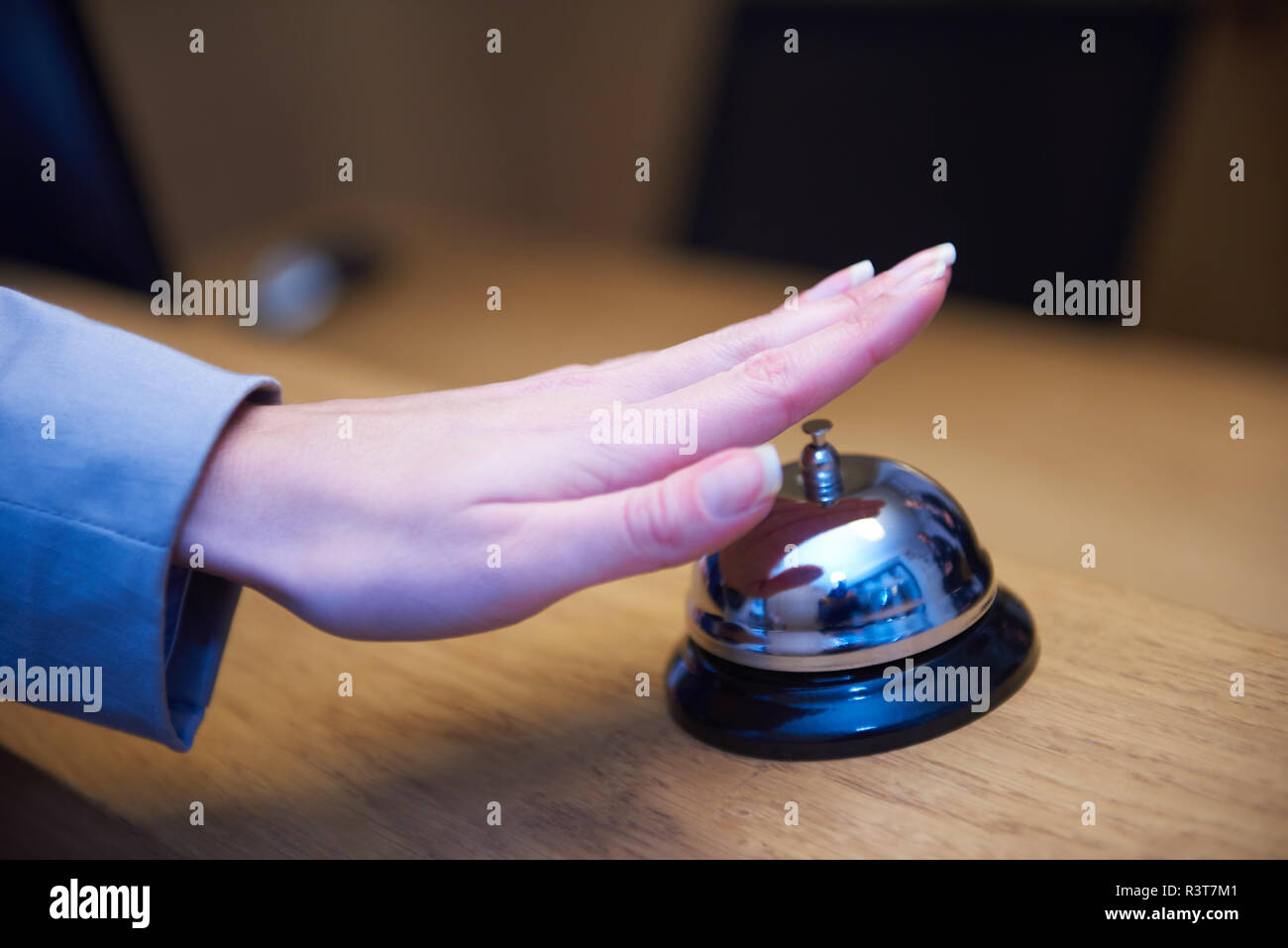 hotel reception bell Stock Photo - Alamy