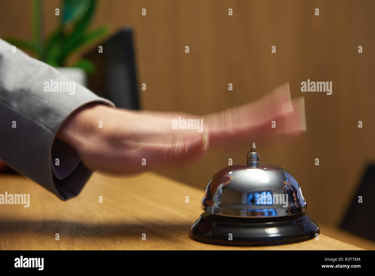 hotel reception bell Stock Photo - Alamy