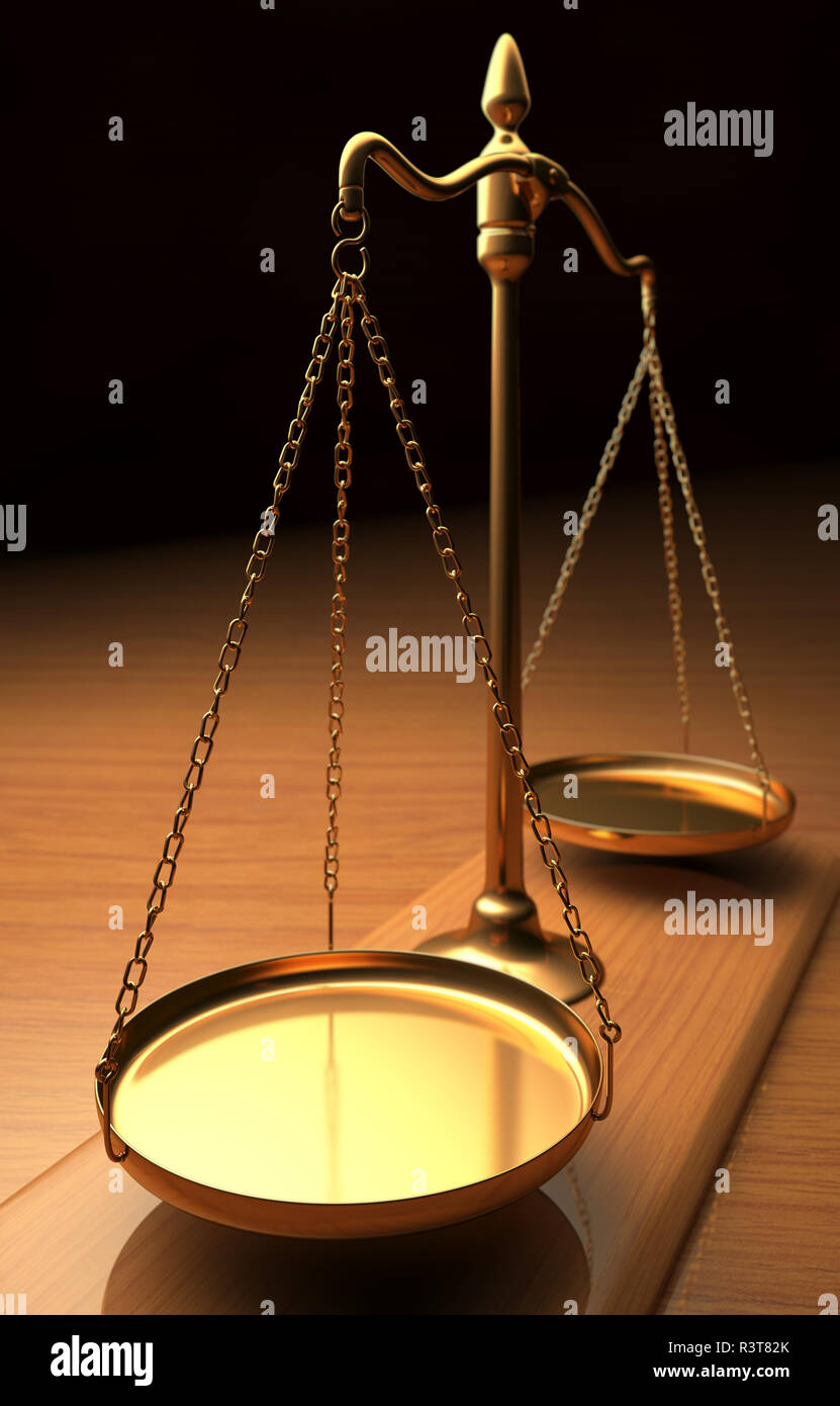 Scales Of Justice Stock Photo - Alamy