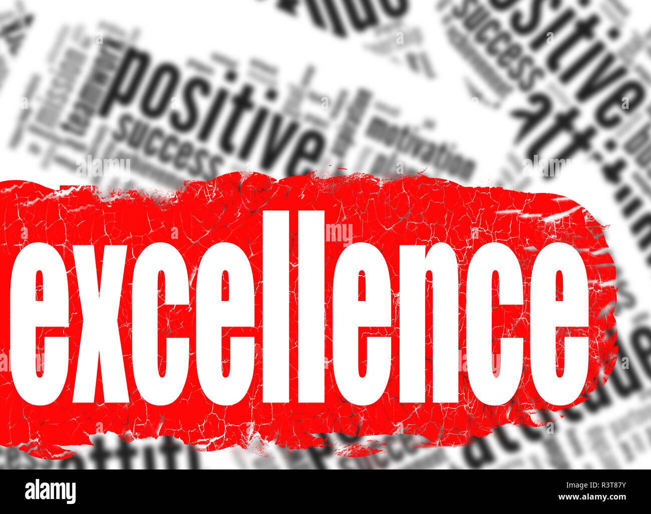 Word cloud excellence Stock Photo - Alamy