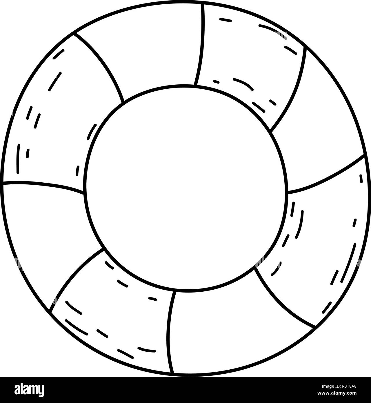 Float lifeguard isolated icon vector hi-res stock photography and ...