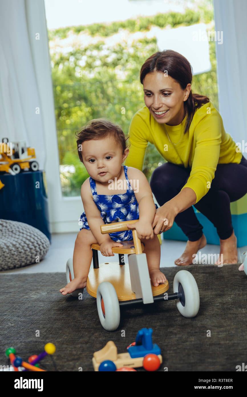 Mother baby driving in car hi-res stock photography and images - Alamy