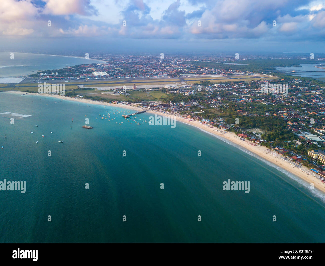 Indonesia, Bali, Aerial view of Jimbaran beach Stock Photo - Alamy