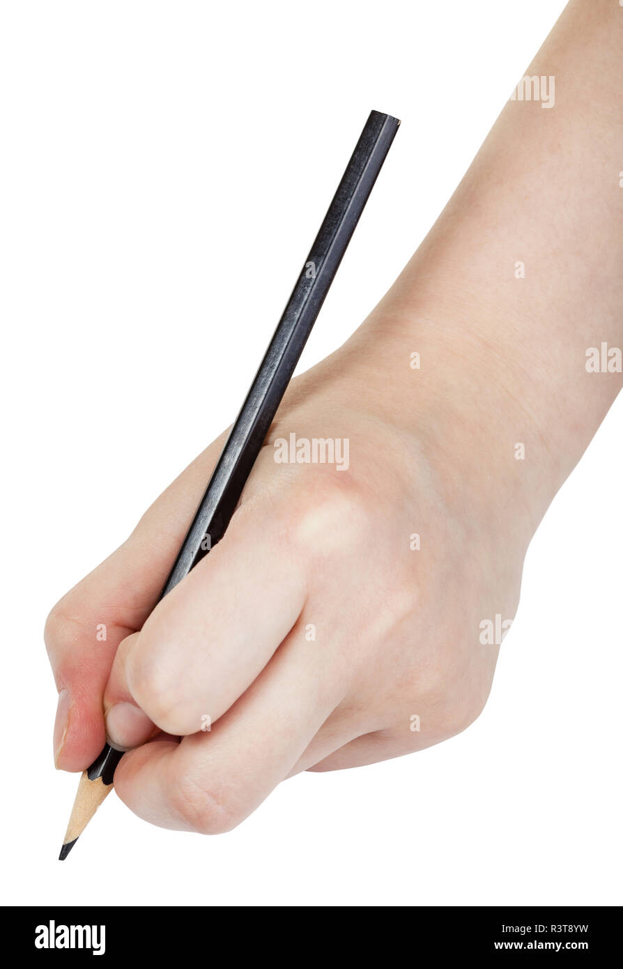 Hand drafts black pencil hi-res stock photography and images - Alamy