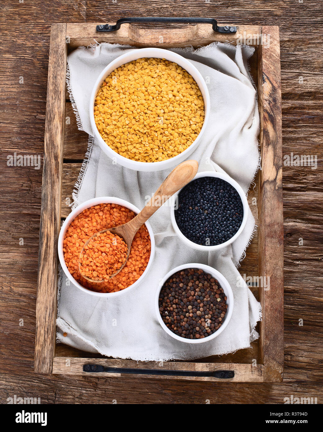 Lentils types hi-res stock photography and images - Alamy