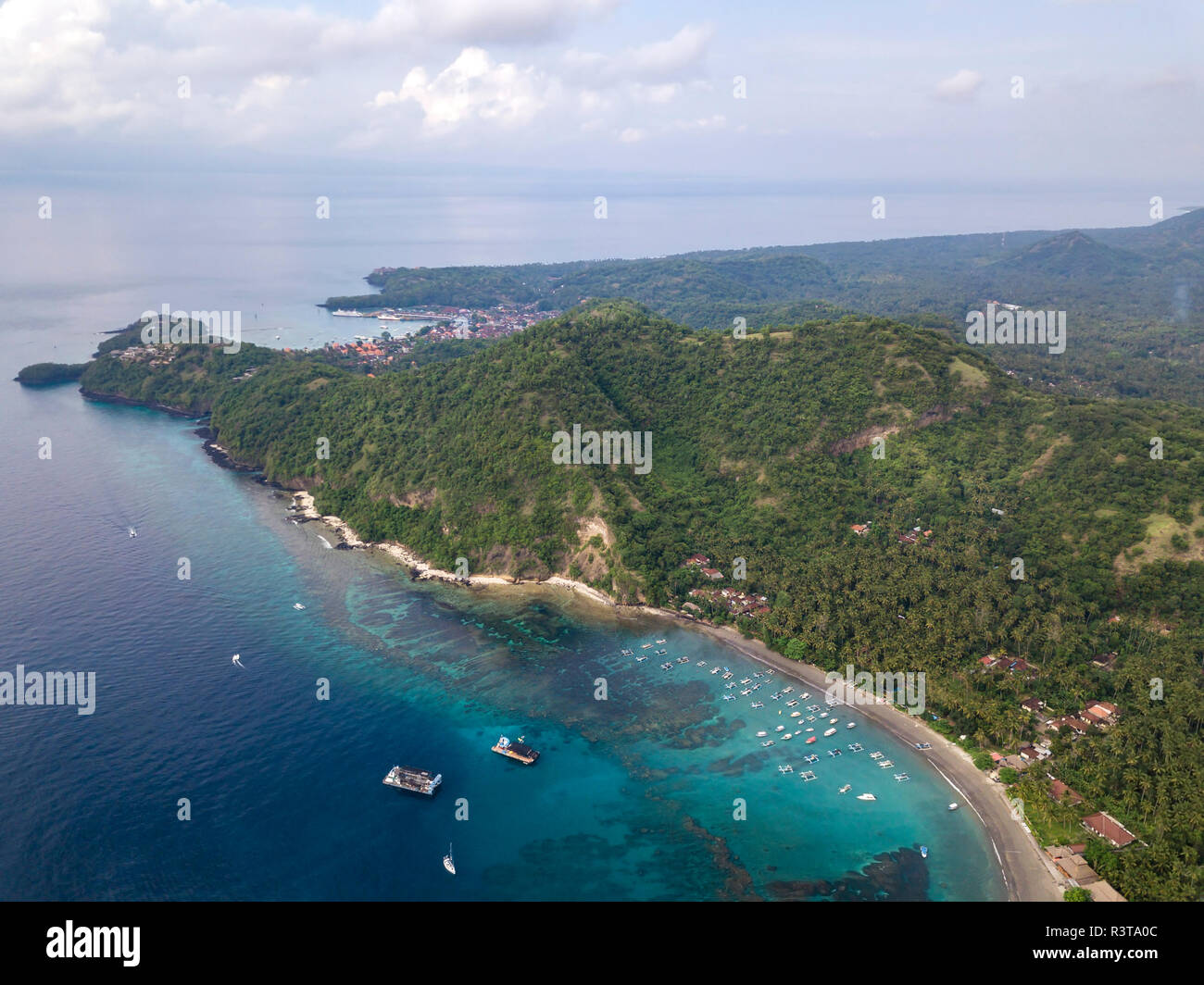 Indonesia, Bali, Aerial view of beach Stock Photo - Alamy