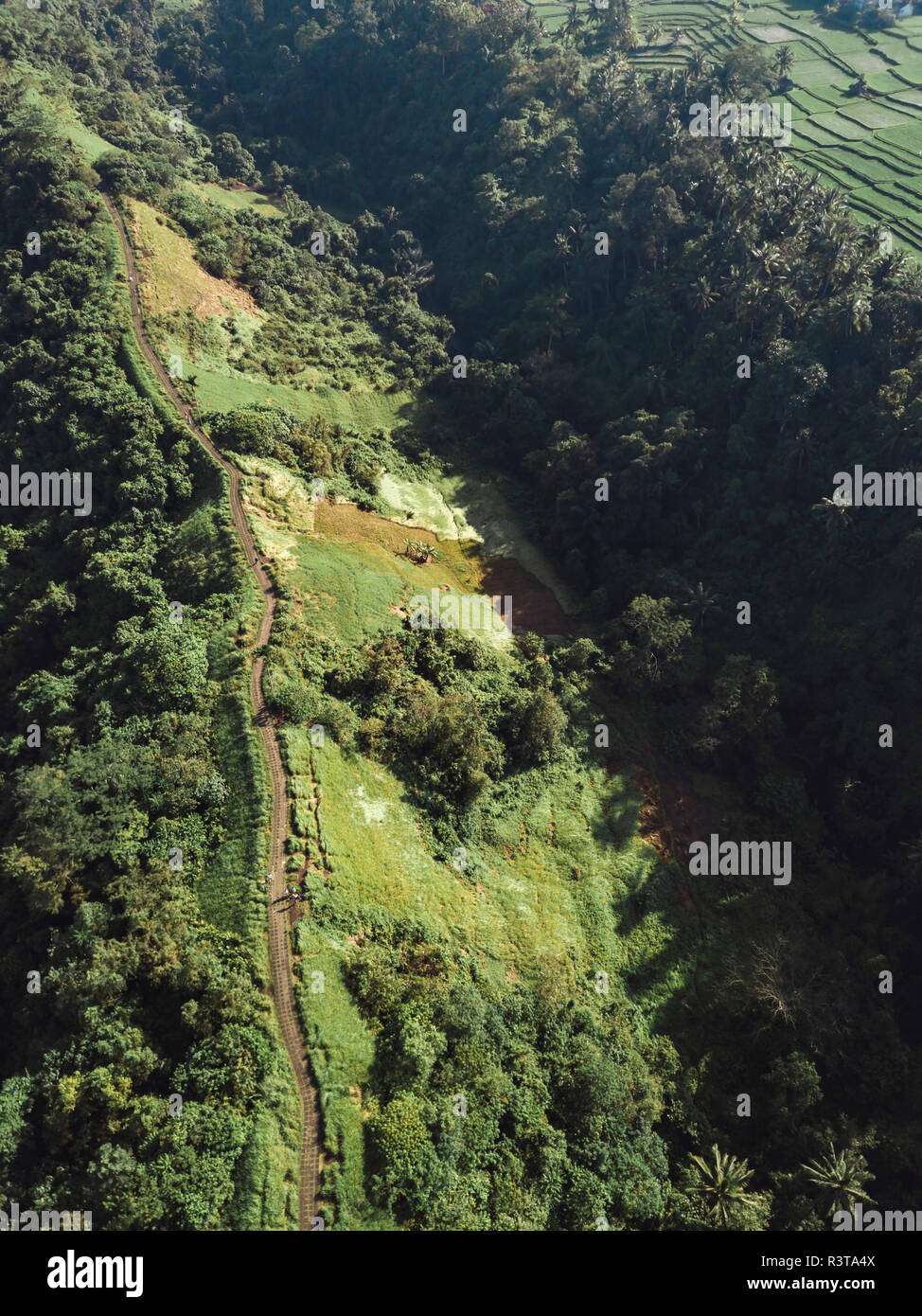Aerial path hills hi-res stock photography and images - Alamy