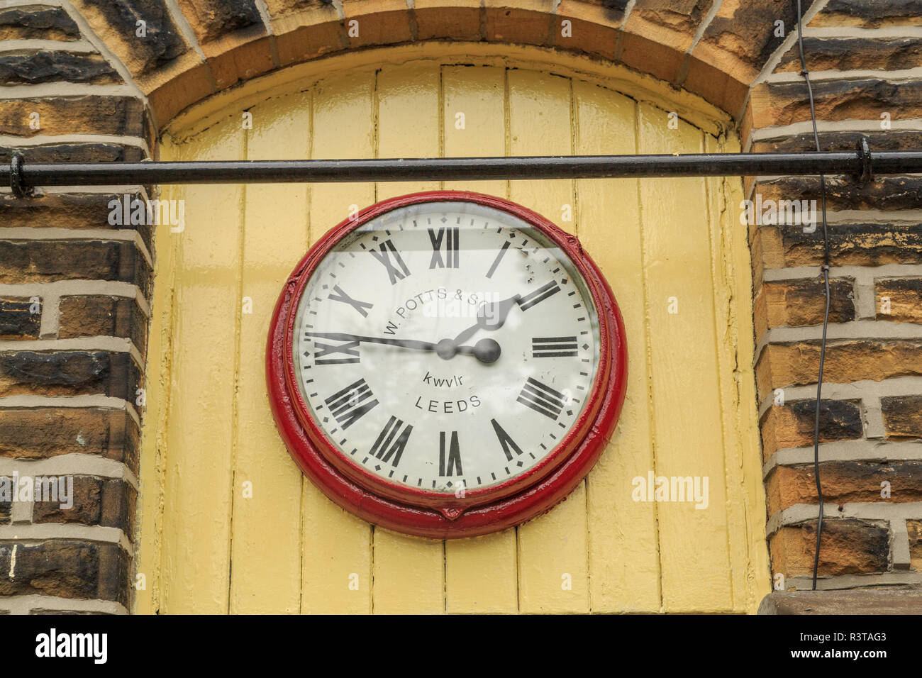 England, West Yorkshire. Keighley and Worth Valley Railway, steam ...