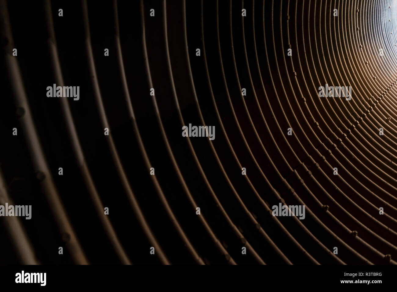 Interior of a tunnel with lines, for backgrounds Stock Photo - Alamy