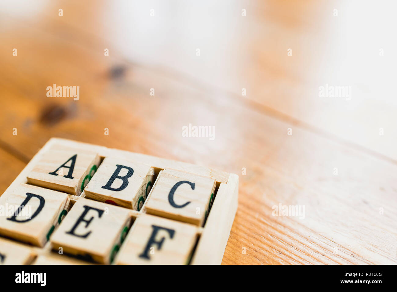 Set of alphabet letters for schools and learning Stock Photo - Alamy
