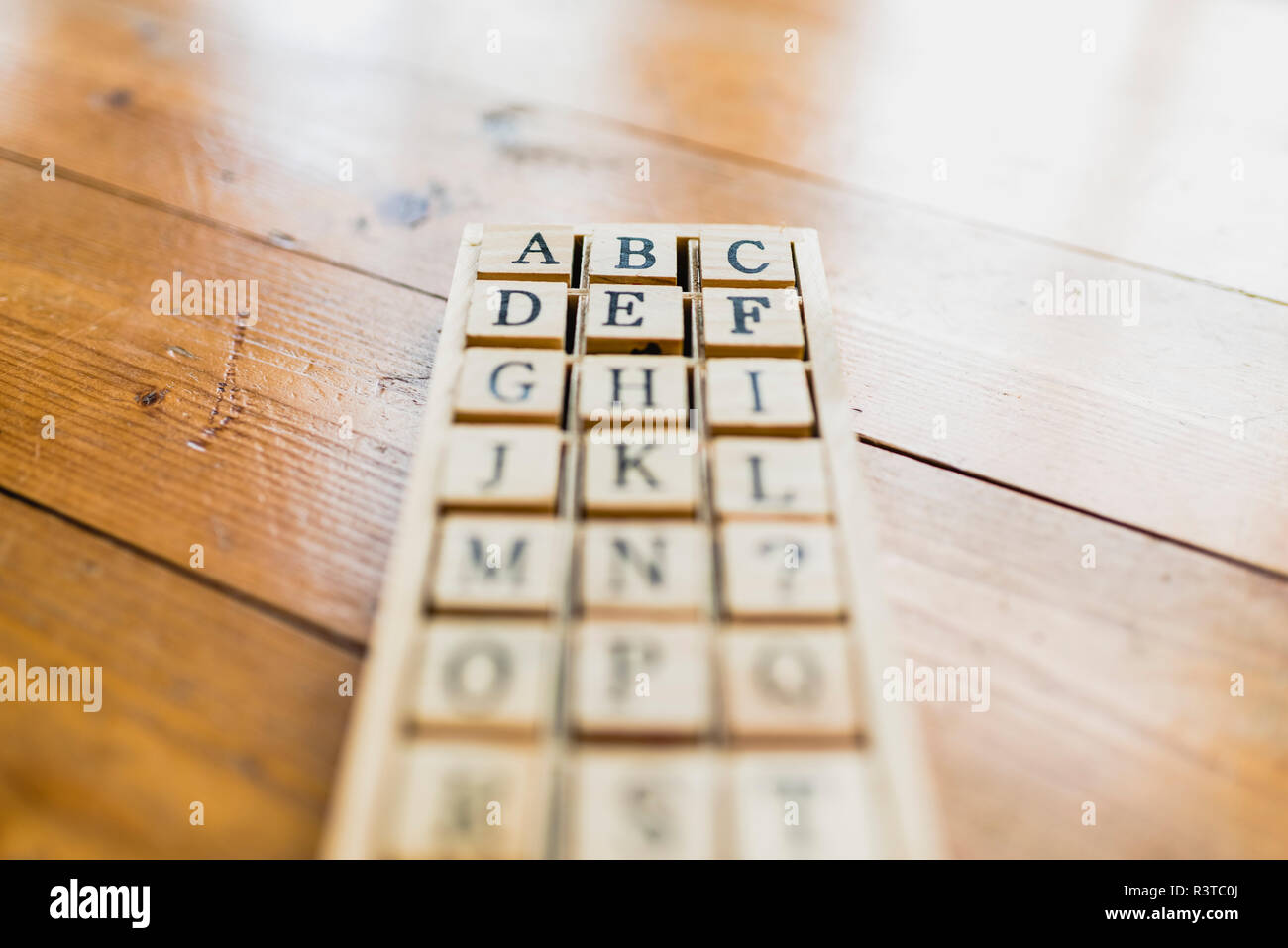 Set of alphabet letters for schools and learning Stock Photo - Alamy