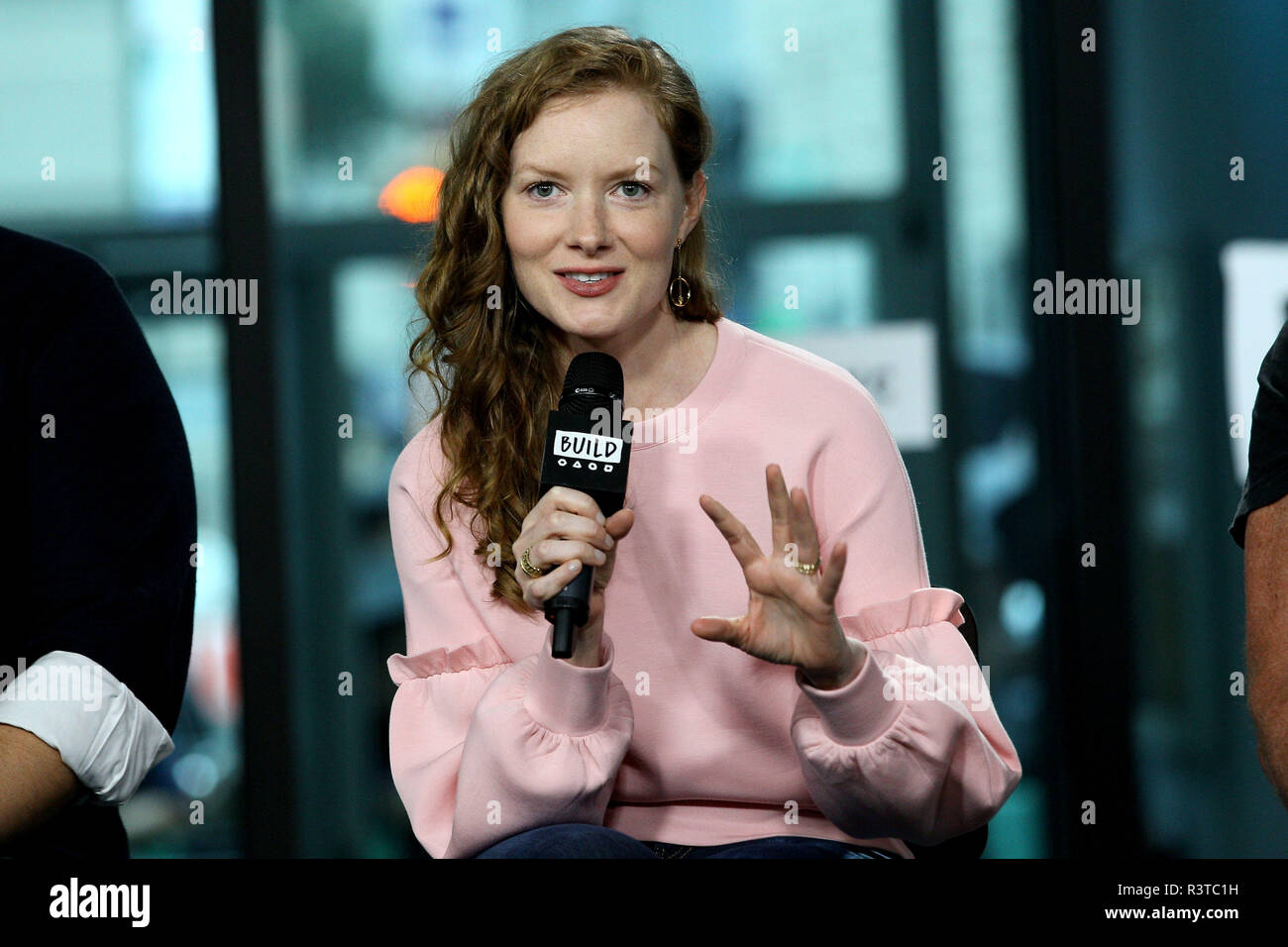 NEW YORK, NY - SEPTEMBER 06: Build presents Wrenn Schmidt discussing ...
