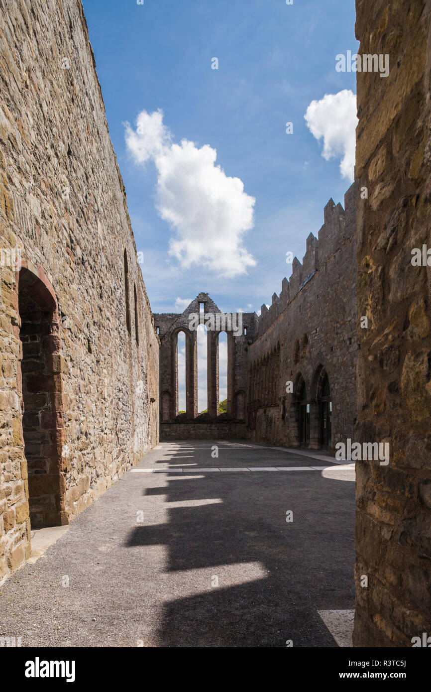 Ireland, County Kerry, Ardfert, Ardfert Cathedral, 13th century Stock ...
