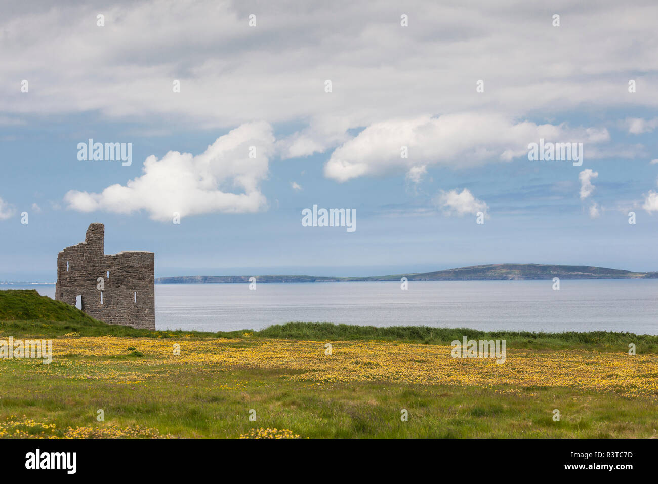 Ireland, County Kerry, Ballybunion, Ballybunion Castle Stock Photo - Alamy