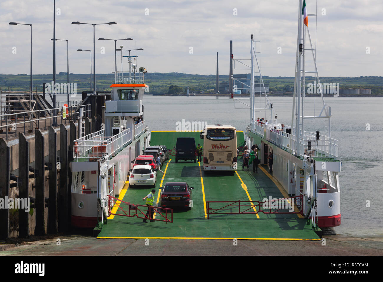 Ireland, County Clare, Killimer, Shannon River ferry, Killmer-Tarbert ...
