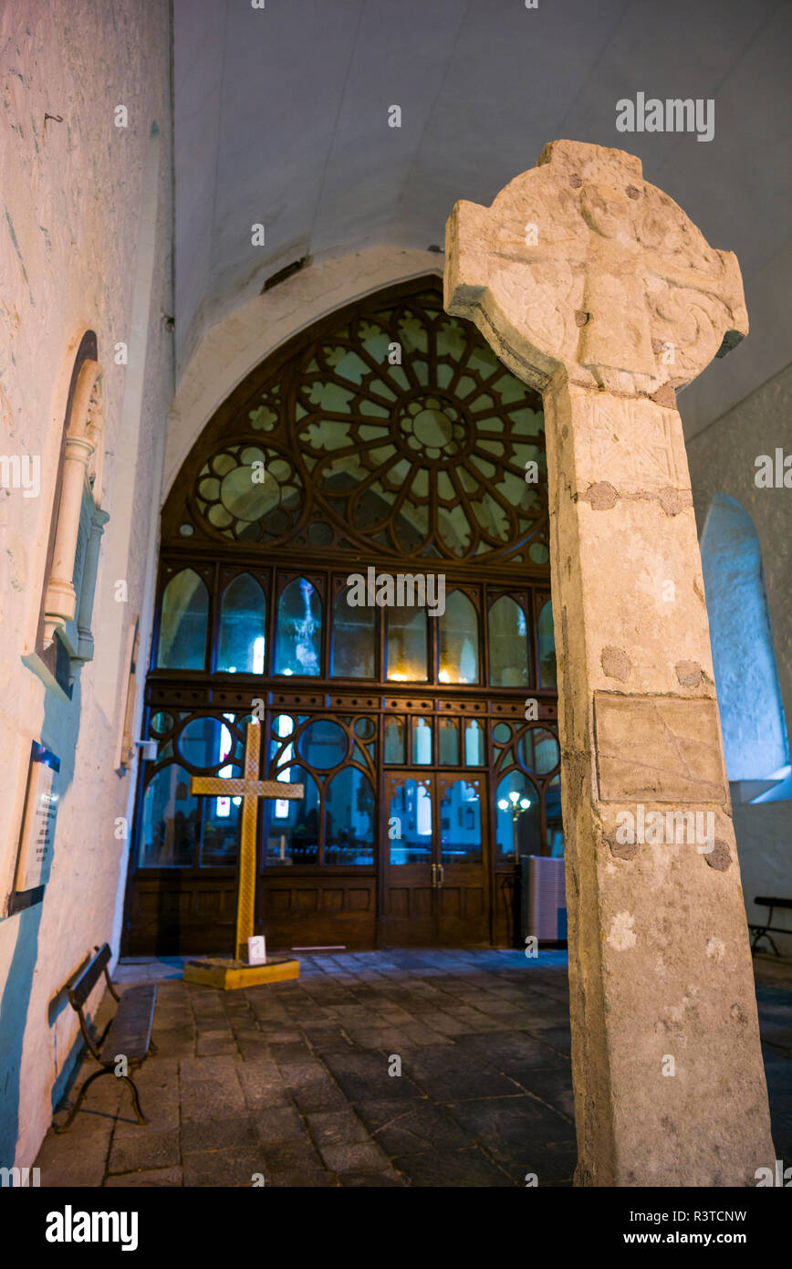 Ireland, County Clare, Killaloe, St. Flannan's Cathedral, 13th century ...
