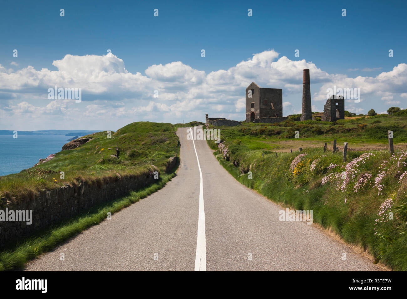 Ireland, County Waterford, Copper Coast, Tankardstown, Cornish-style ...