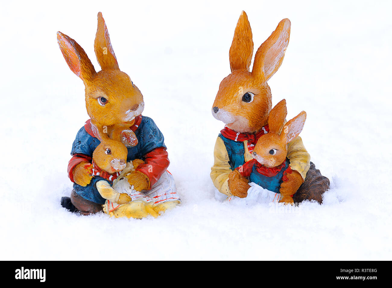 Hare snow Cut Out Stock Images & Pictures - Alamy