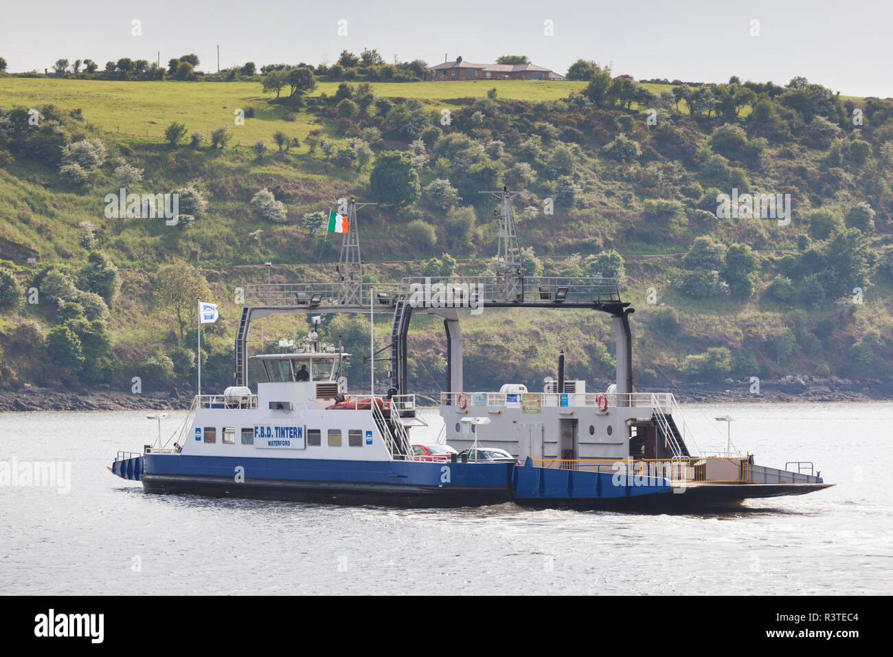 Ireland, County Waterford, Passage East, Waterford Harbor Ferry ...