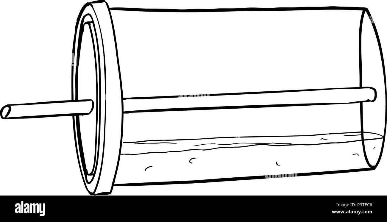 Cup picture over white Black and White Stock Photos & Images - Alamy