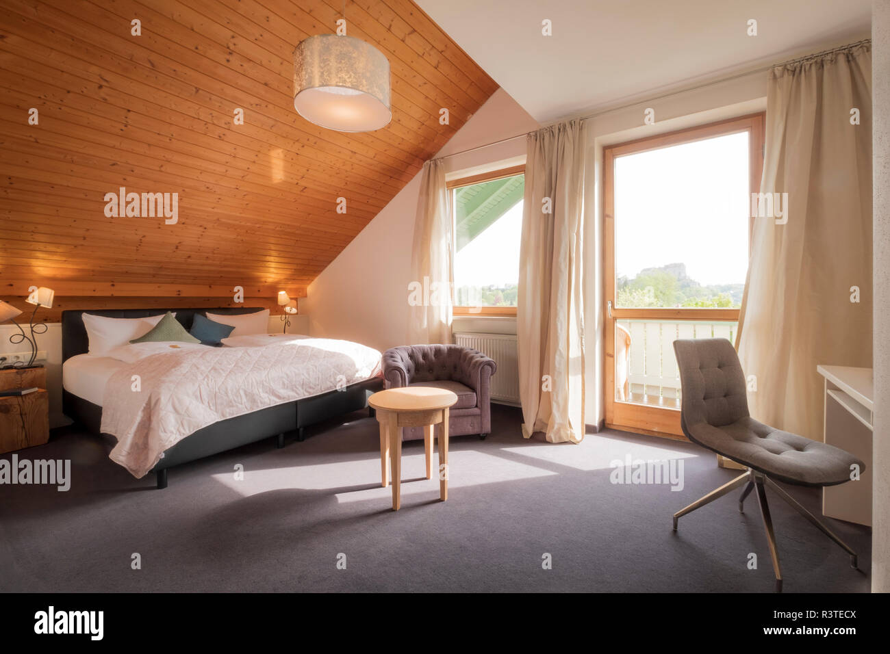Germany, Bavaria, spacious hotel room Stock Photo - Alamy