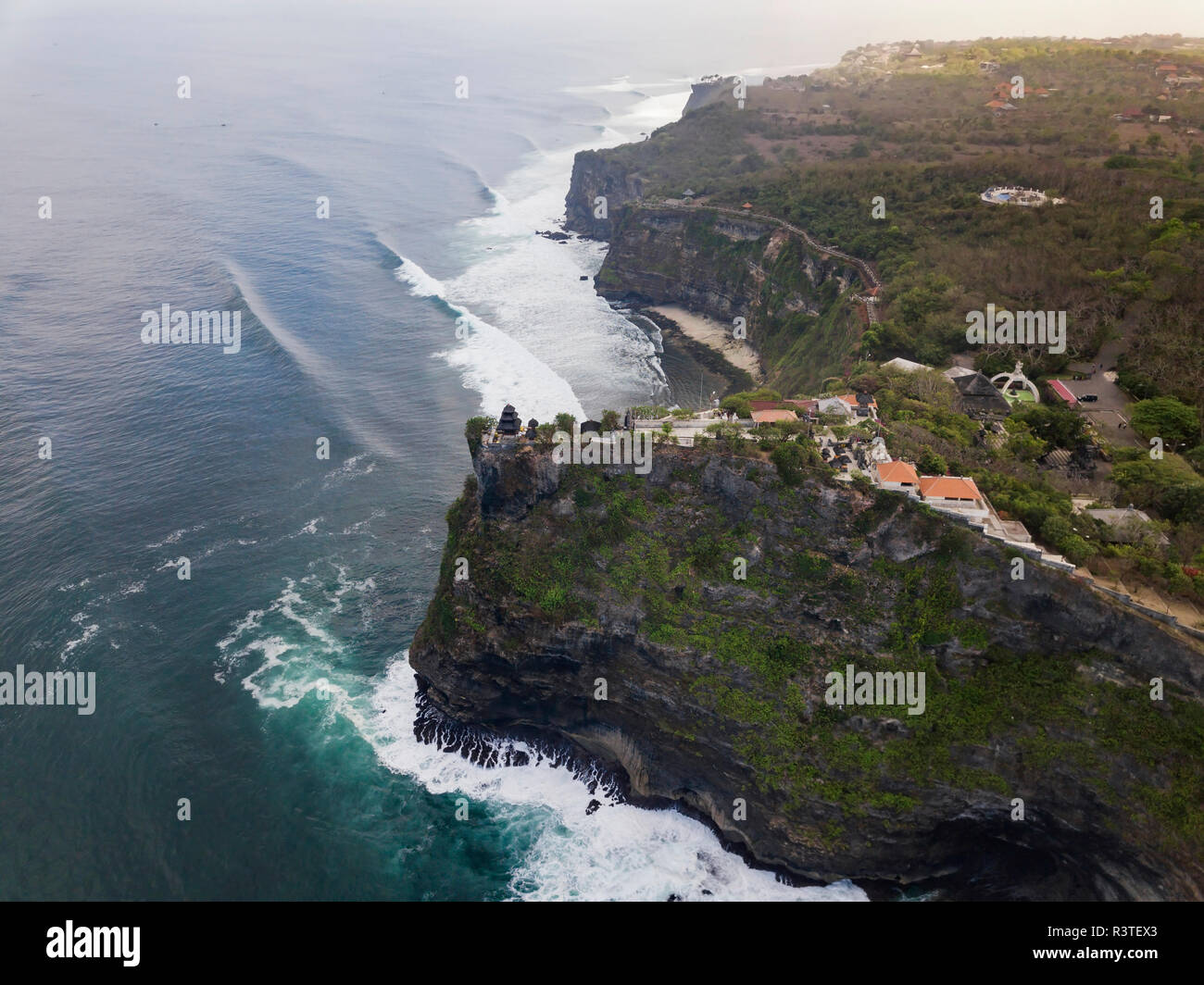 Indonesia, Bali, Aerial view of Uluwatu temple Stock Photo - Alamy