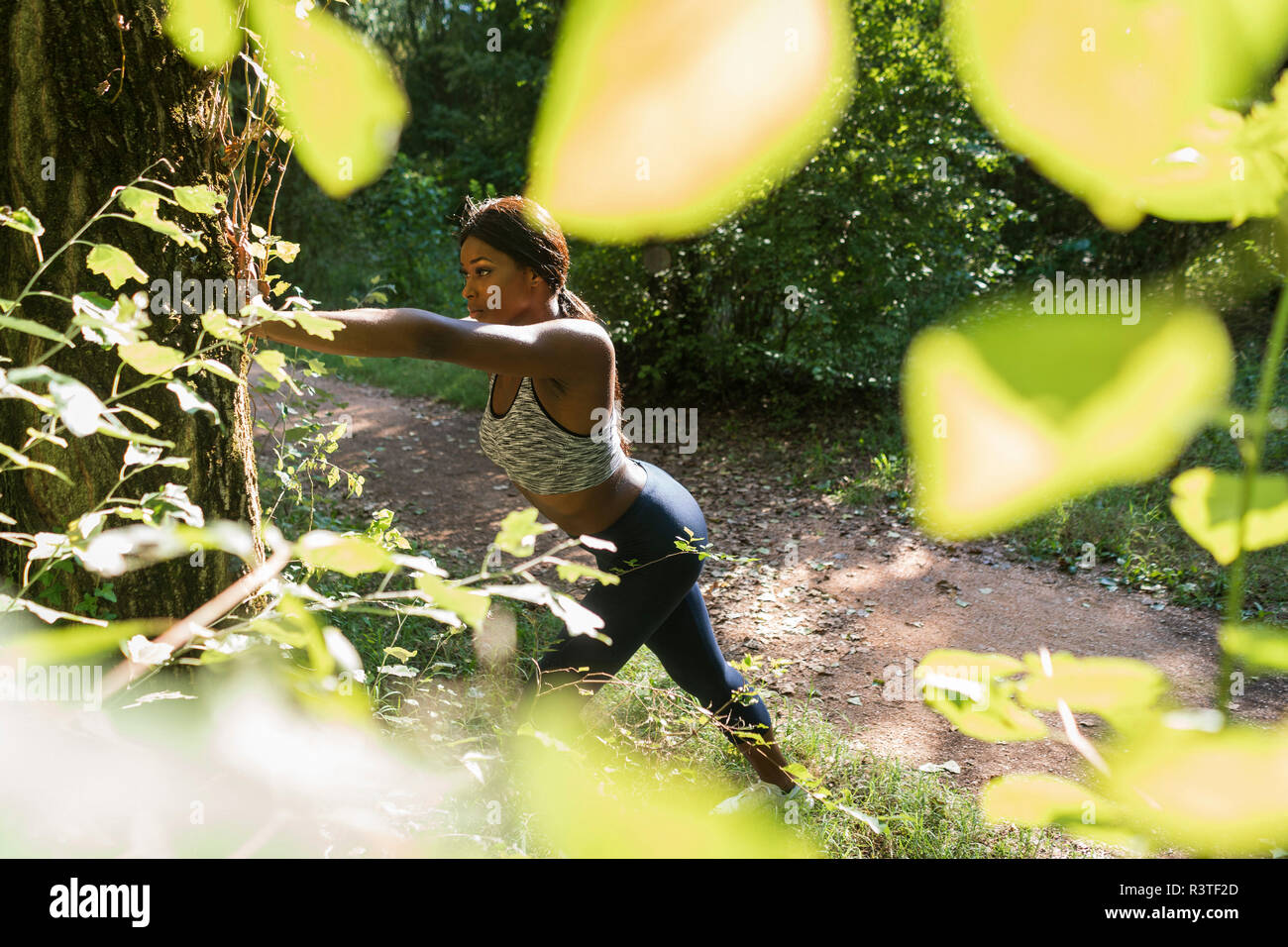 Stretching break hi-res stock photography and images - Alamy