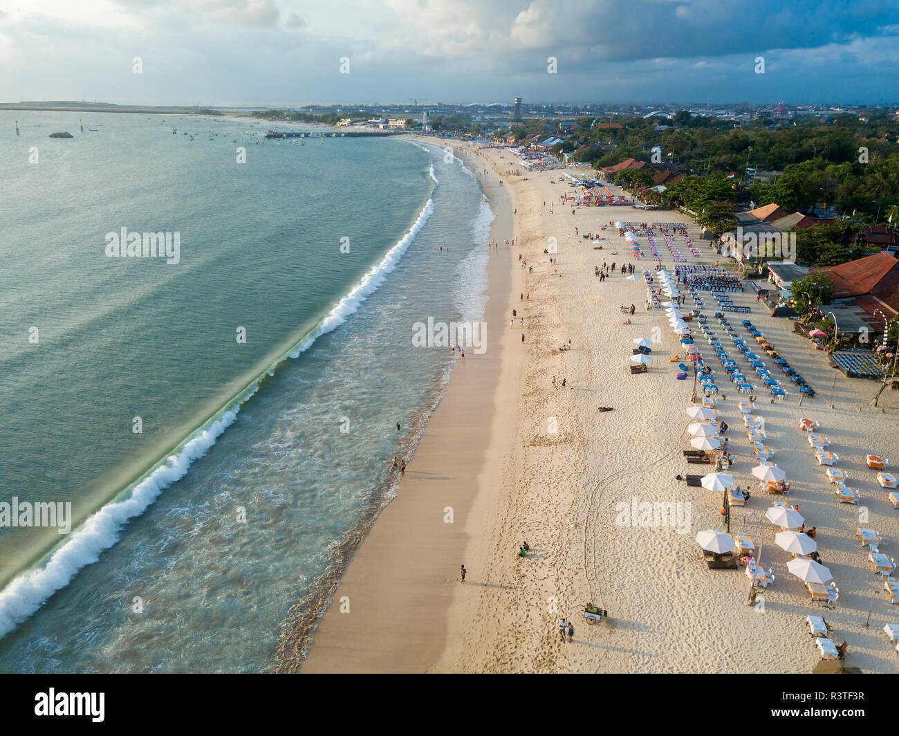 Indonesia, Bali, Aerial view of Jimbaran beach Stock Photo - Alamy