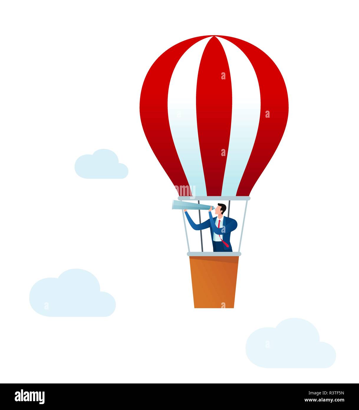 Air balloon start Cut Out Stock Images & Pictures - Alamy