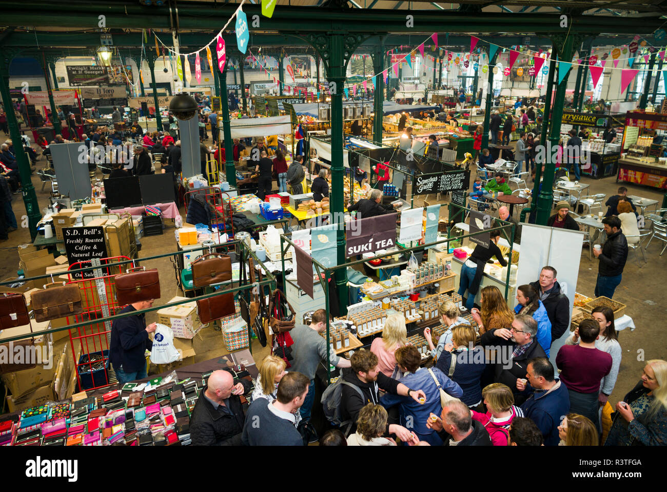 UK, Northern Ireland, Belfast, St. George's Market Stock Photo - Alamy