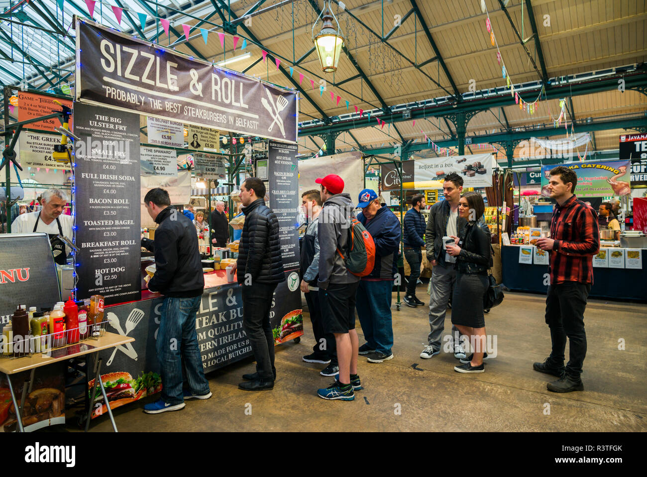UK, Northern Ireland, Belfast, St. George's Market Stock Photo - Alamy