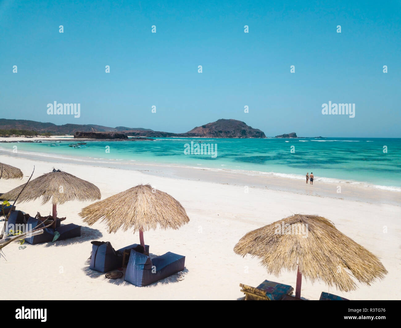 Indonesia, Lombok, Aerial view of beach Stock Photo - Alamy
