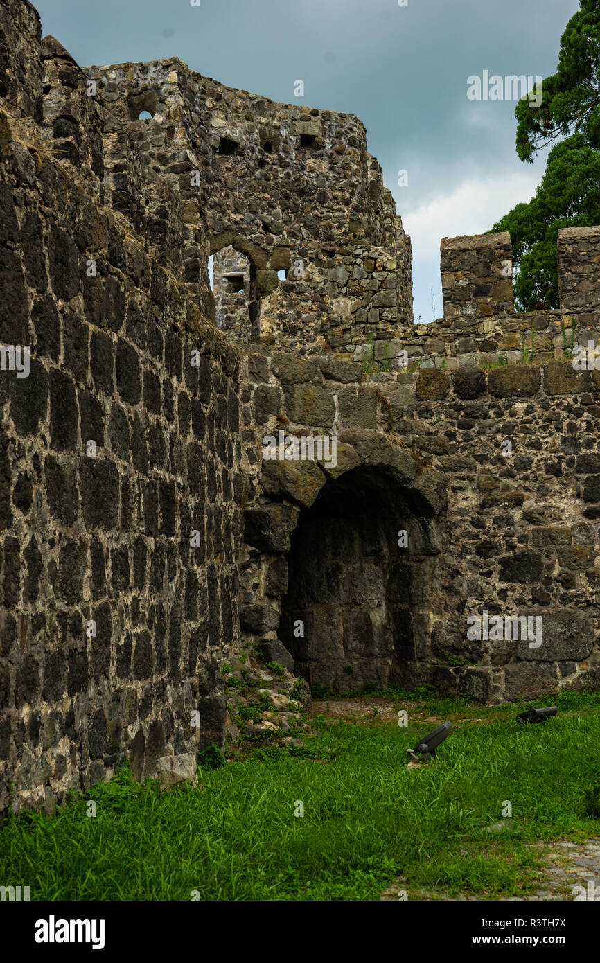 Gonio, Georgia / July 9, 2018: Ancient roman fortress Gonio - Asparos ...