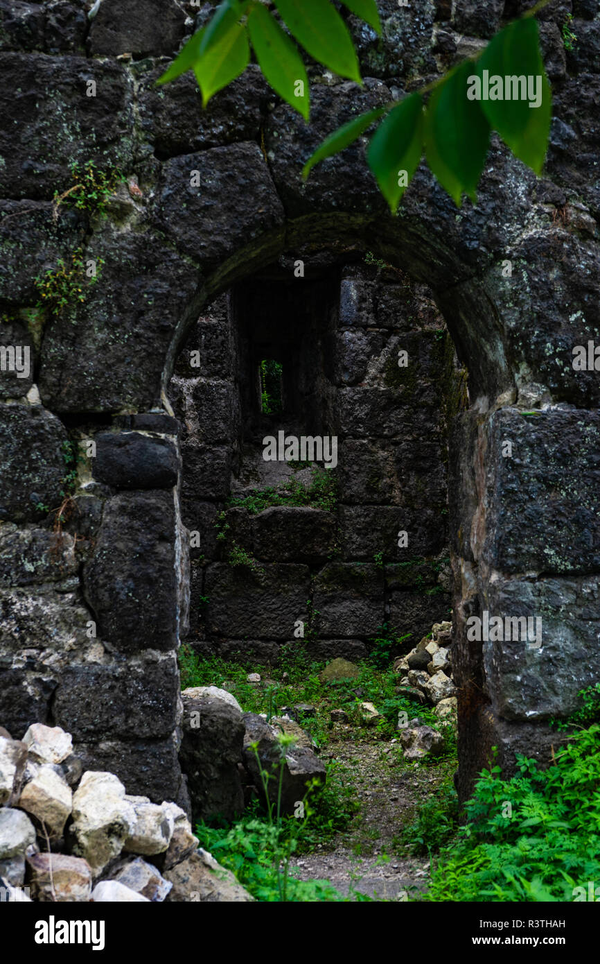 Gonio, Georgia / July 9, 2018: Ancient roman fortress Gonio - Asparos ...