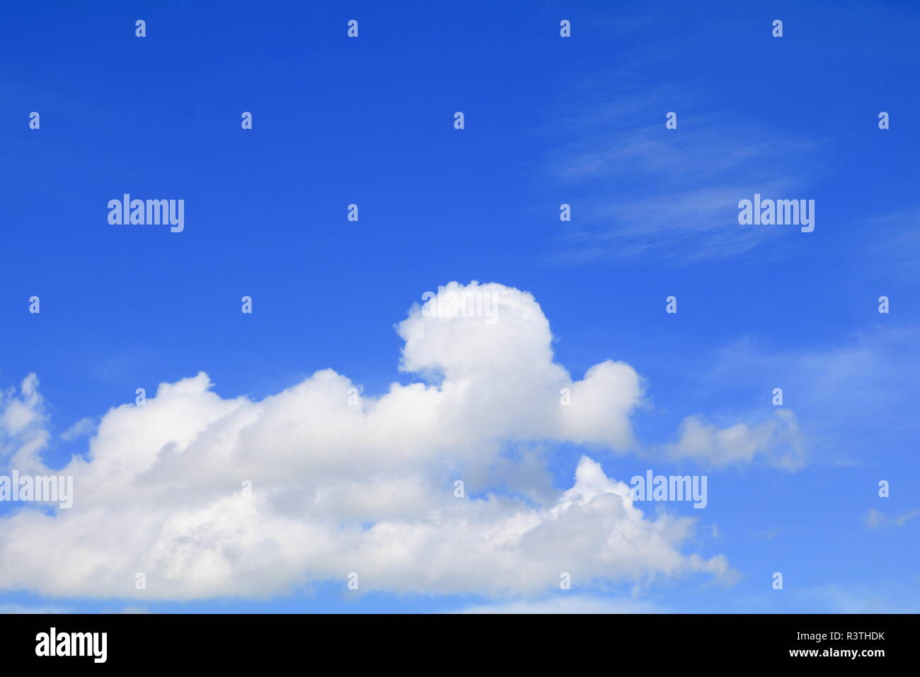 blue sky withcloud and raincloud, art of nature beautiful and copy ...