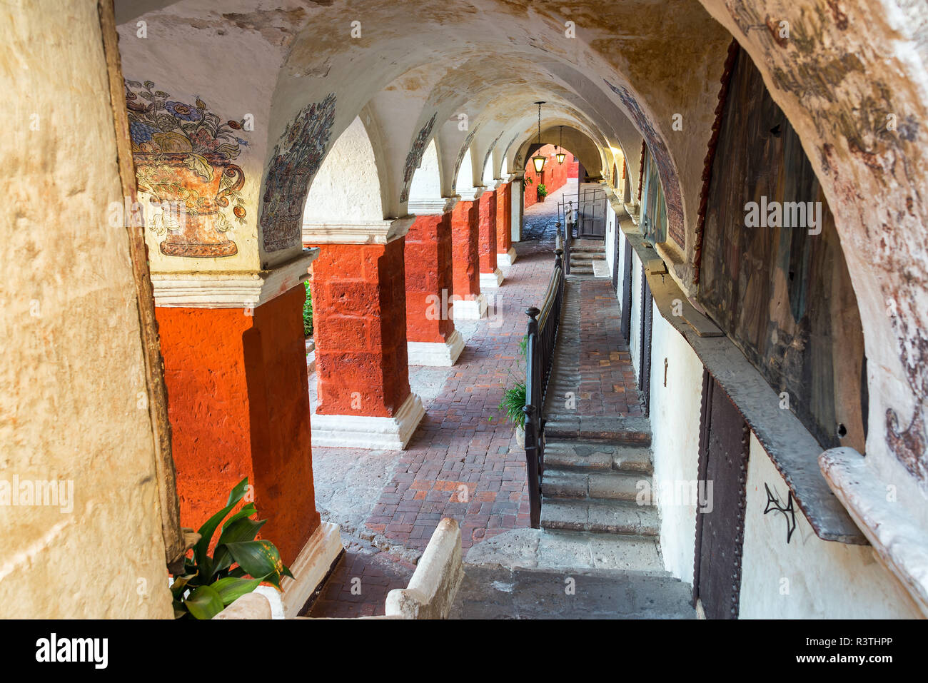 Interior corridor historic spanish style hi-res stock photography and ...