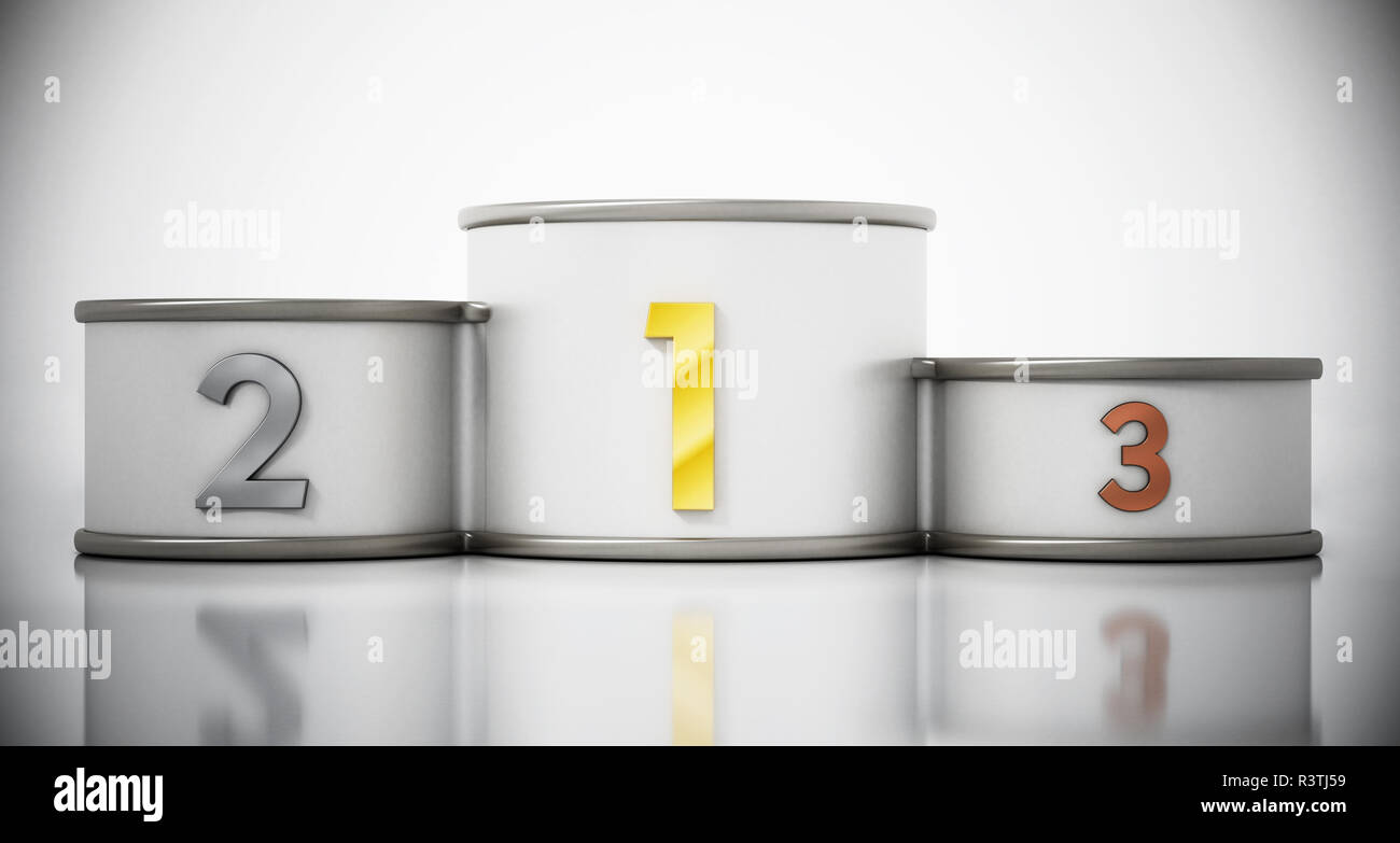 Podium first third places hi-res stock photography and images - Alamy