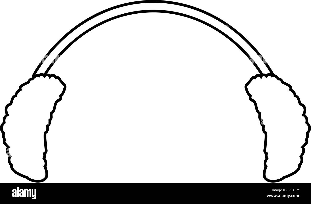 ear cold protection icon vector illustration design Stock Vector Image ...