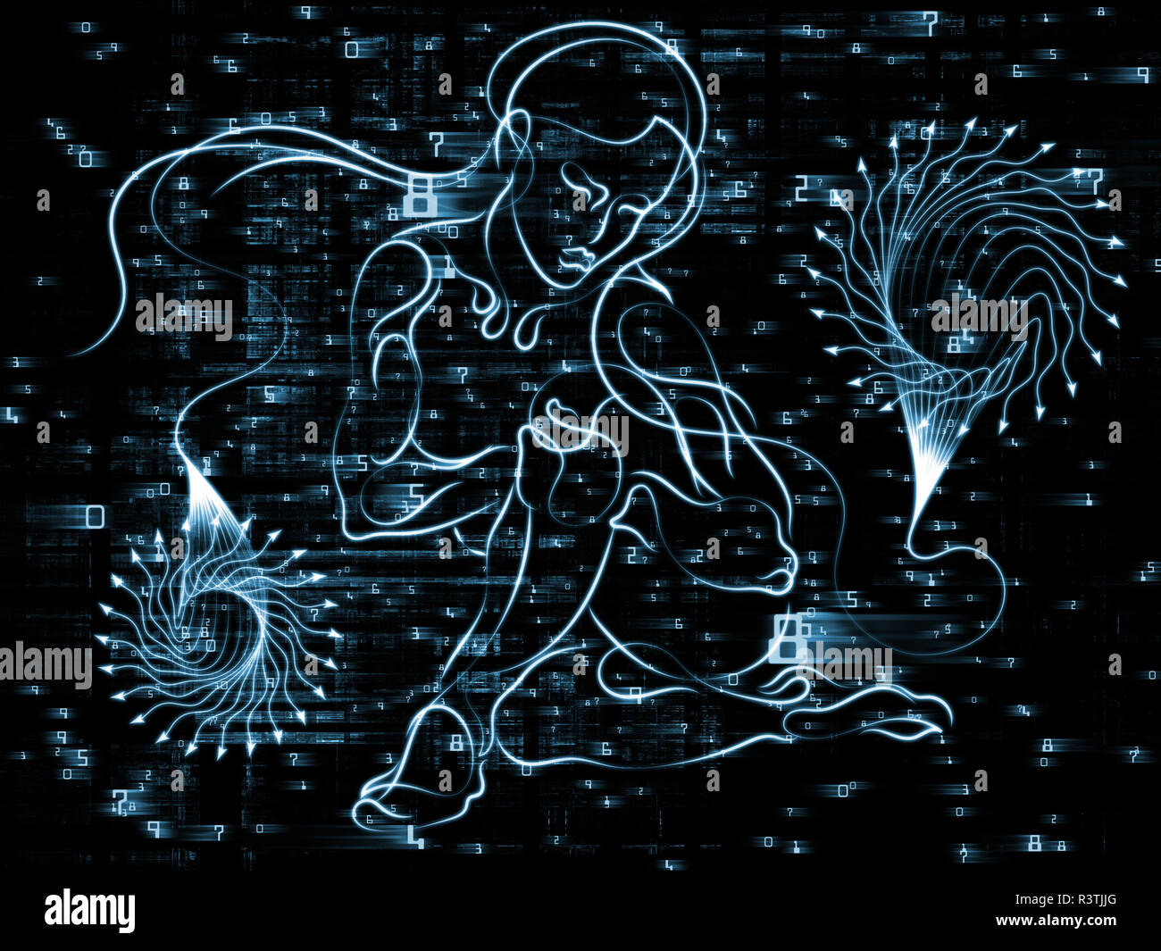 Human technology synergy hi-res stock photography and images - Alamy