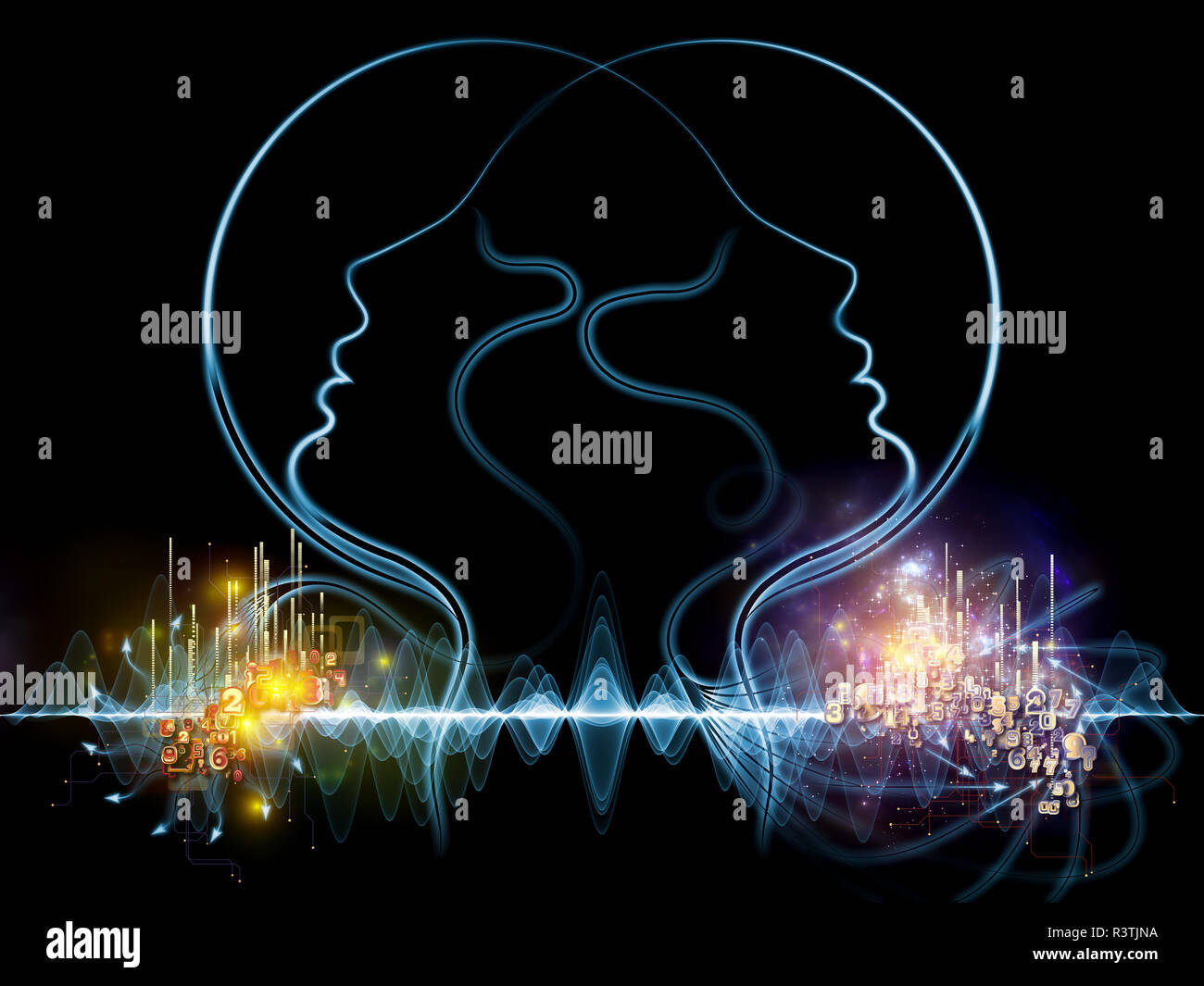 Human And Beyond Stock Photo - Alamy