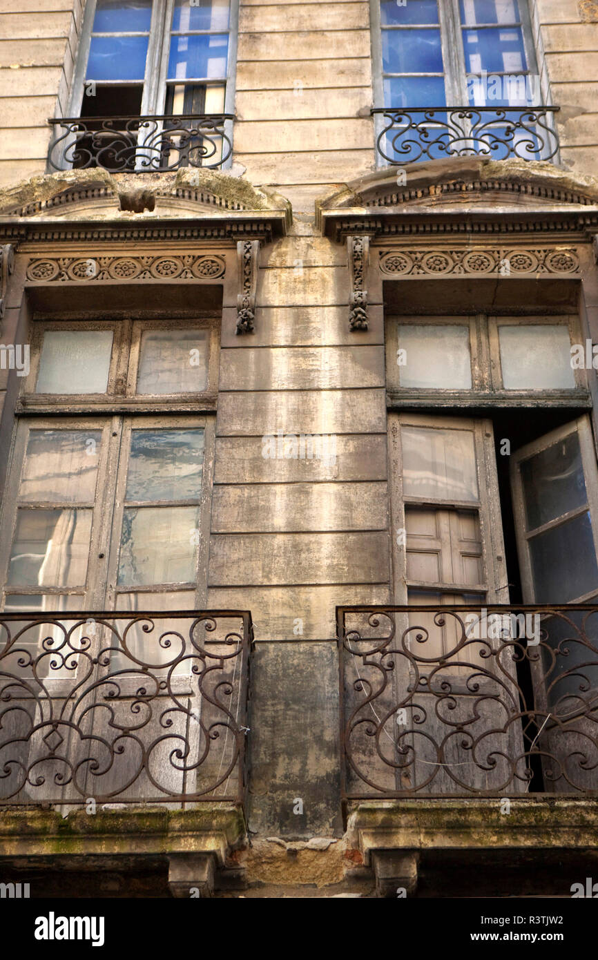 Facade of an old building Stock Photo - Alamy